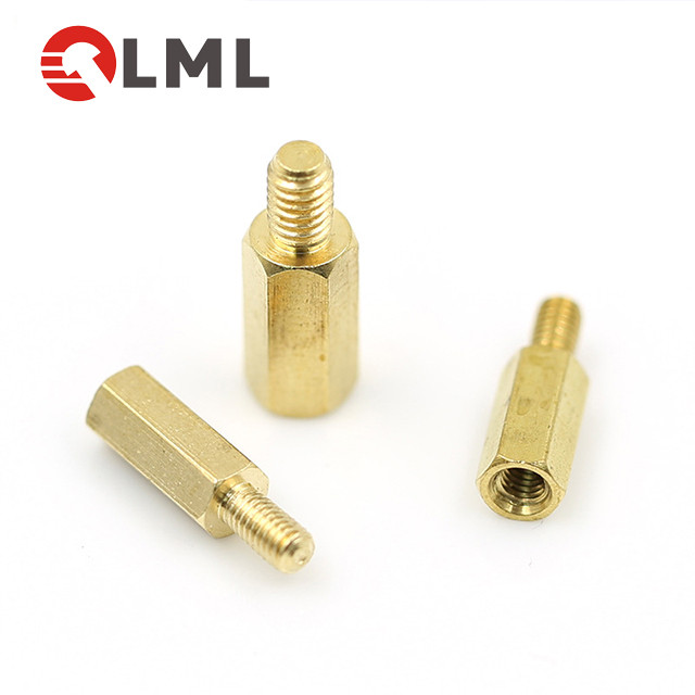 Buy High Level Cnc Lather Parts Hex Male And Female Thread Screw from ...
