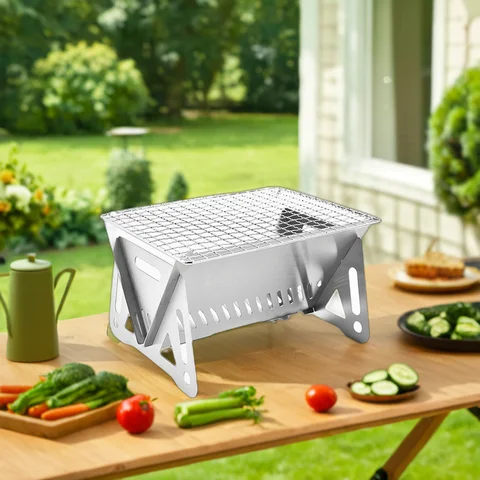 Buy Hot Selling Mini Size Camping Sus304 Bbq Grill Outdoor Customized ...