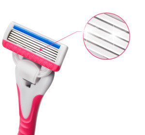 Buy Hw-b520dr 5 Five Blade System Razor Blade With Metal Handle Shaving ...