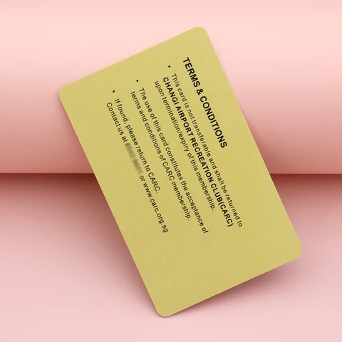 Buy Luxury Custom Logo Metal Blank Card Printed Print Smart Vip ...