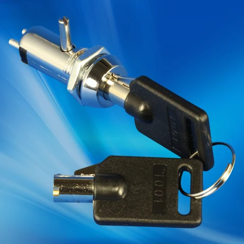 Buy Micro Tubular Key Lock Switch Dual Functioned Made Of Zinc Alloy ...