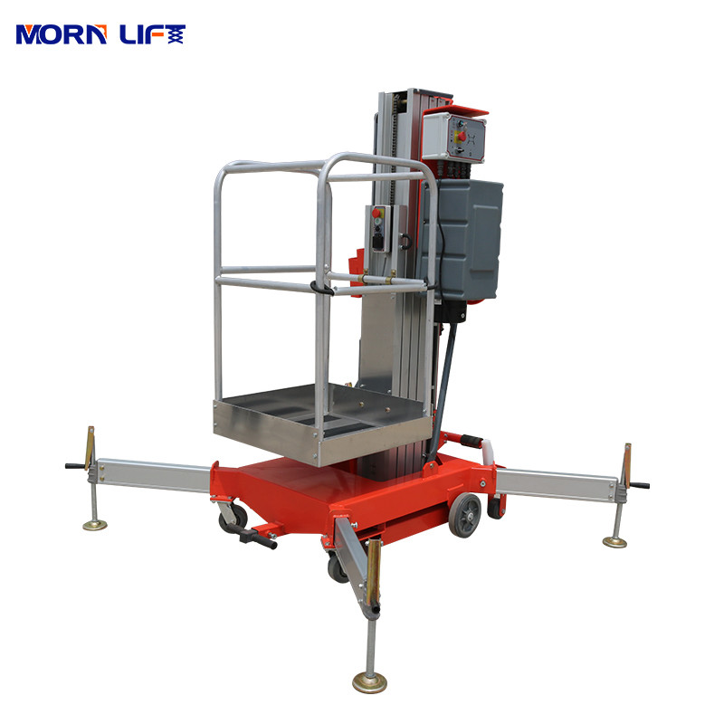 Buy Morn Hydraulic Electric Single Mast Man Lift Table Aerial Work ...