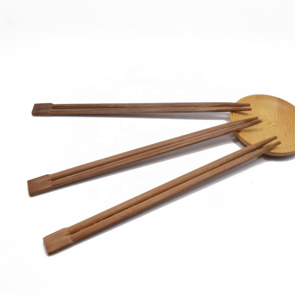 Buy Natural Eco-friendly Bamboo Disposable Carbonized Twin Chopstick ...