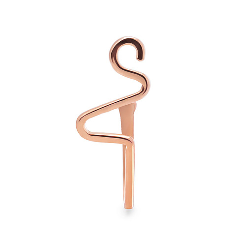 Buy Nuoro African Nose Cuff Non Piercing Gold Clip On Nose Ring Bending ...