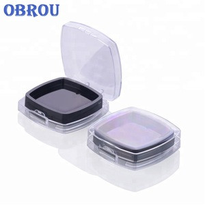 Buy Plastic Square Shape Empty Powder Eye Shadow Compact Powder Case ...