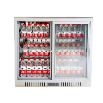 Buy Sliding Glass Door Back Bar Beverage Bottle Beer Undercounter ...