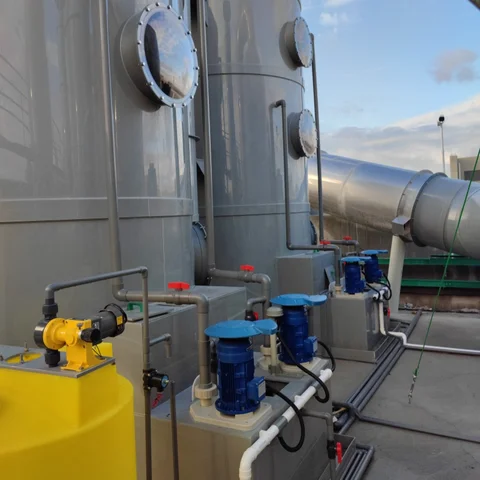 Buy Spray Tower Waste Gas Treatment Equipment Waste Gas Absorption ...