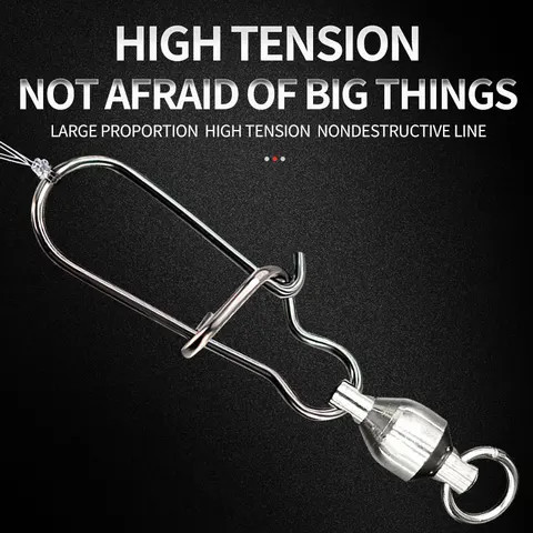 Buy Stainless Ball Bearing Swivel With Dual Snap Lock Solid Welding ...