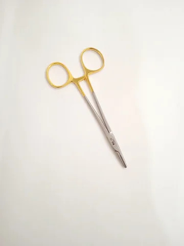 Buy Stainless Steel Halsey Needle Holder Tc 130mm Surgical Instrument ...