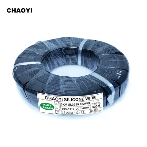 Buy Super Soft Awm 3239 High Flexible Silicone Cable 16awg Ul3239 3kv High Temperature Silicone ...