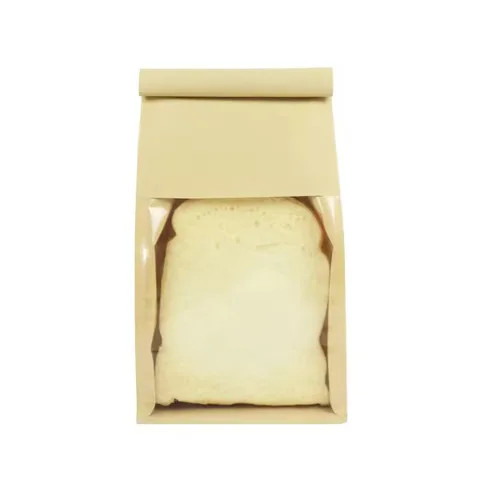 Buy White Eight Side Sealed Toast Bag Wire Sealed Pocket Kraft Paper ...