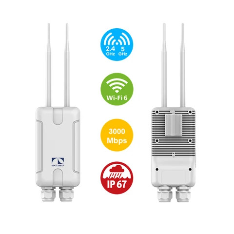 Buy Wifi 6 Dual Band Wireless Access Point Ax3000 Outdoor Dhcp Router ...
