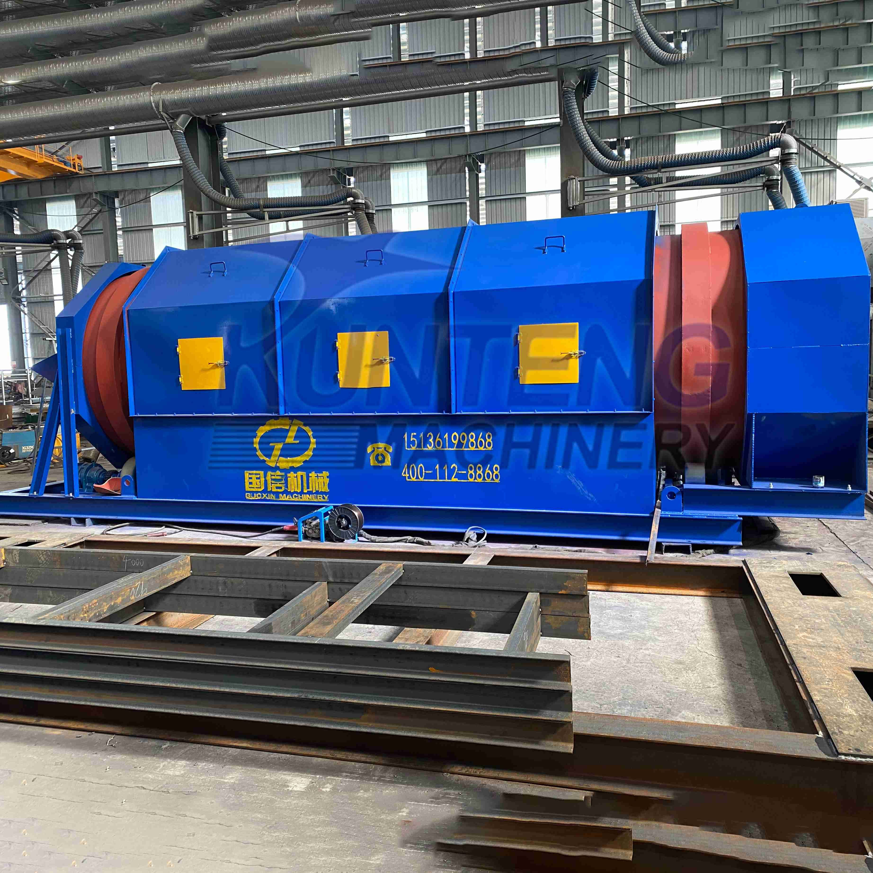 Buy Construction And Decoration Waste Rotary Drum Screening Machine ...