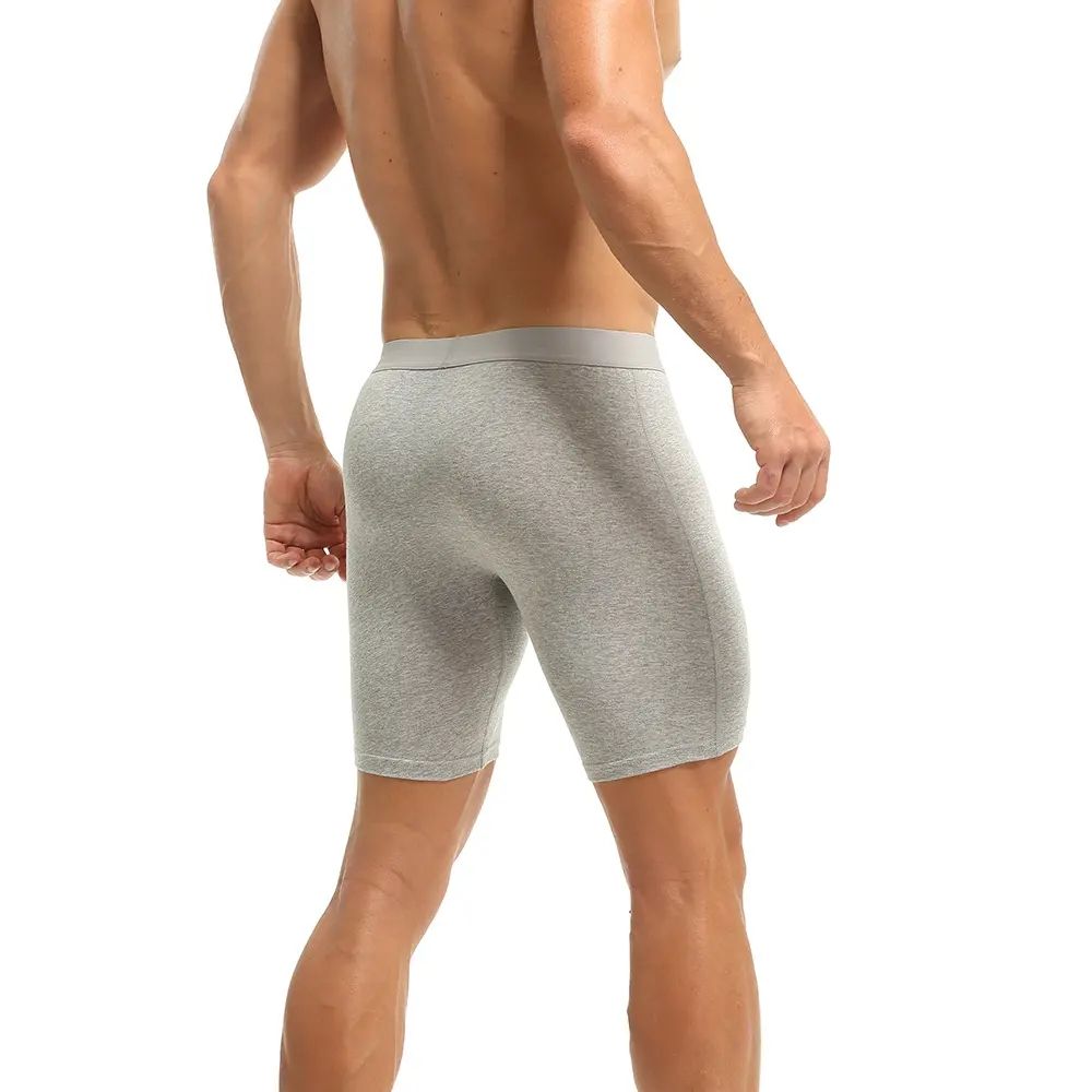 5% Spandex 95% Cotton Logo Boxer Brief Elastic Shorts Popular ...
