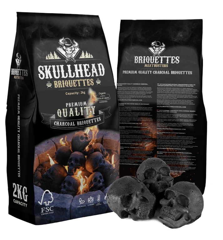 Buy Meat Busters Skull Briquettes from Meatbusters Charcoal Ltd, United ...
