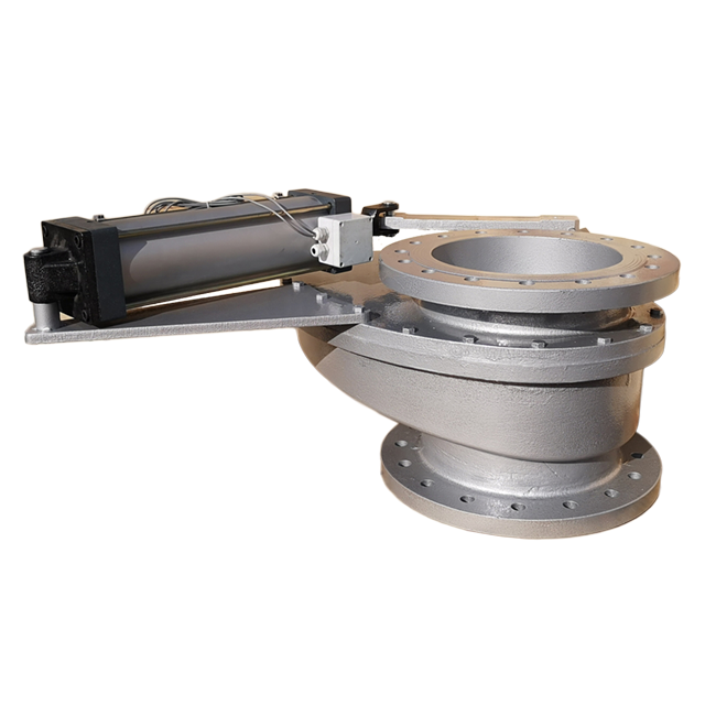 Buy Dn300 Pn10 Pn16 Pneumatic Ceramic Rotary Gate Valve from Zhuozhou ...