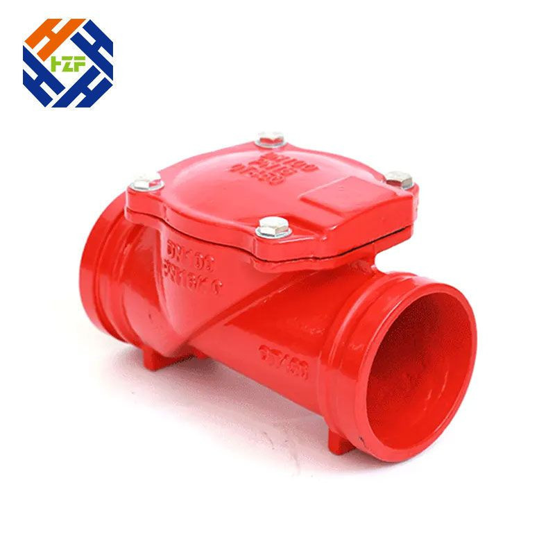 Buy Flanged Direct Flow Check Valve For Water Treatment Plants From Qingdao Haozifeng Machinery