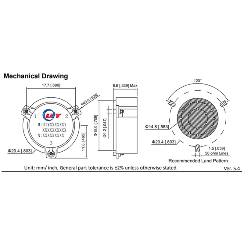 Buy Rf Surface Mount Circulator Module From 0 45 ~4 2 Ghz Smt From Uiy Technology Co Ltd
