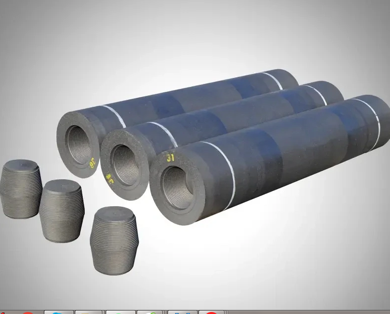 Buy Steel Production Rp Hp Uhp Graphite Electrodes With Nipples from ...