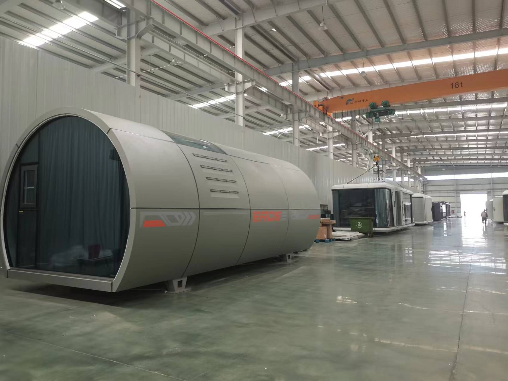 Buy Dr11 Capsule House Tiny Prefab Container House Curved Mobile Cabin ...