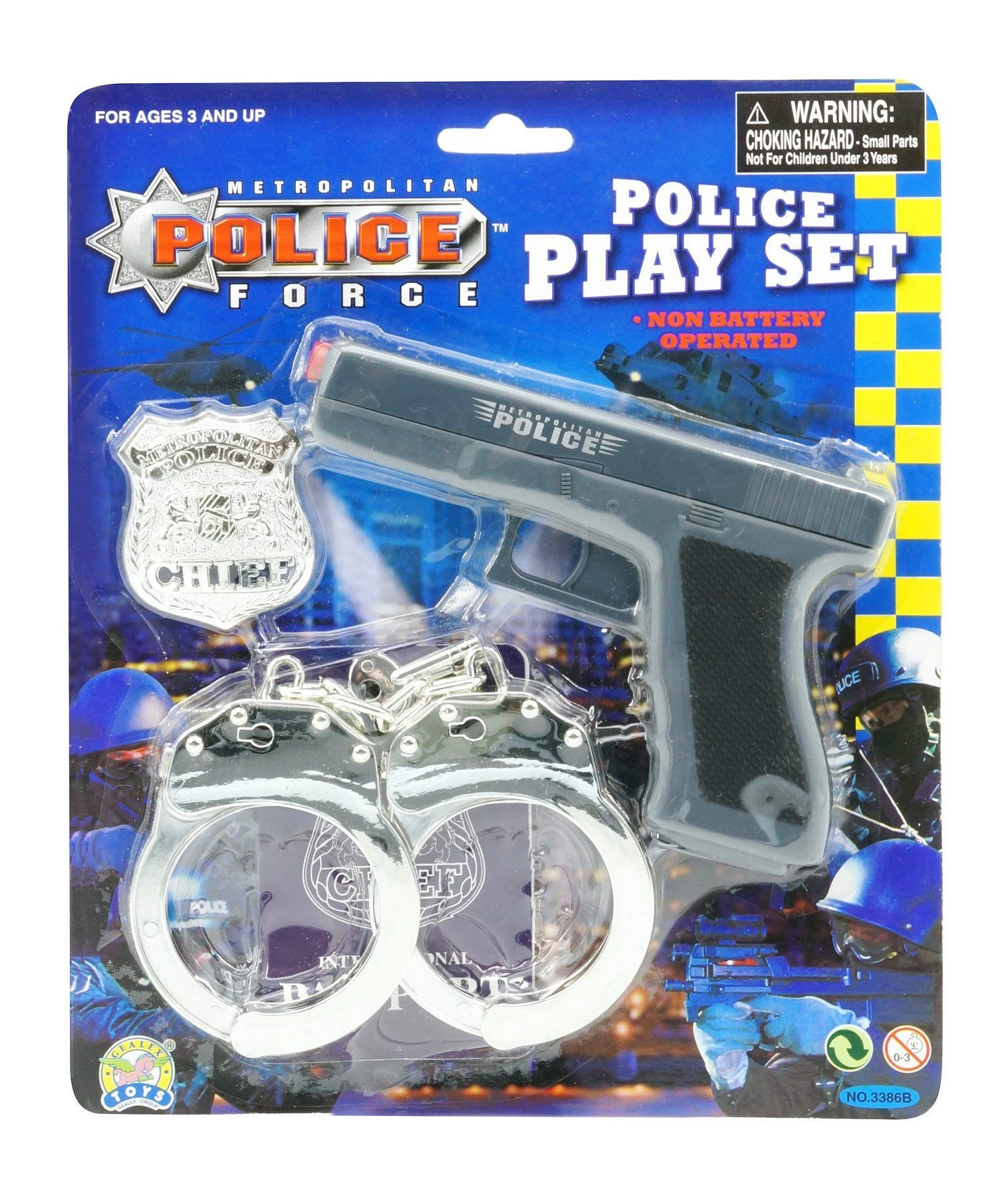 Buy Police Play Set (glock 17) from Gealex Toys Mfg. Co. Ltd., Hong ...