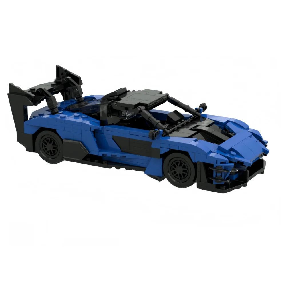 Buy Lego Compatibility Custom 3d Racing Car Building Block Set 1:8 ...