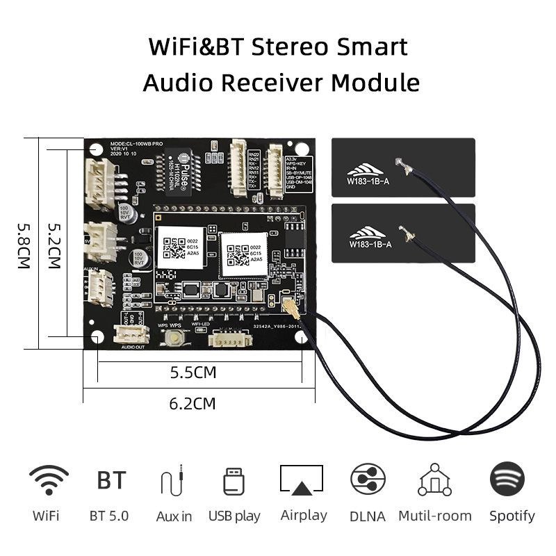 Buy Audio Amplifier Audio Receiver Module Speaker from Cloudecho ...