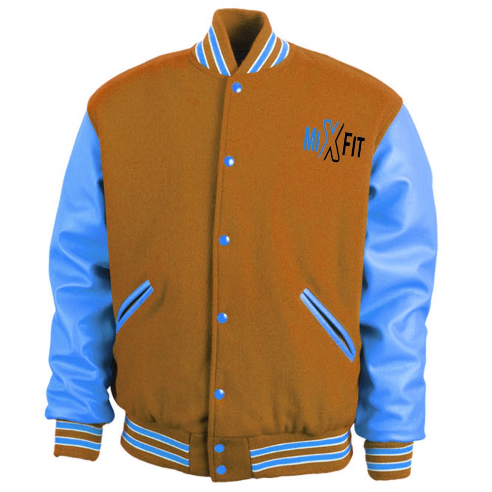 Buy Mens Letterman Bomber Collage Baseball Varsity Jackets from MIXFIT ...