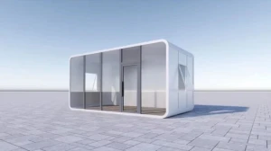 Buy 20ft And 40ft Modular House Indoor Home Office Pod Apple Cabin ...