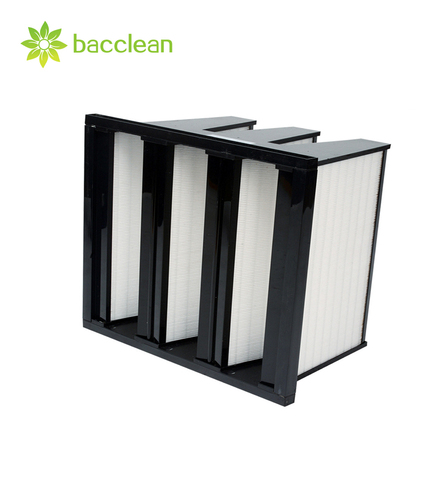 Buy 24x24x12 Plastic Frame V Bank Filter from Guangzhou Bacclean Tech ...
