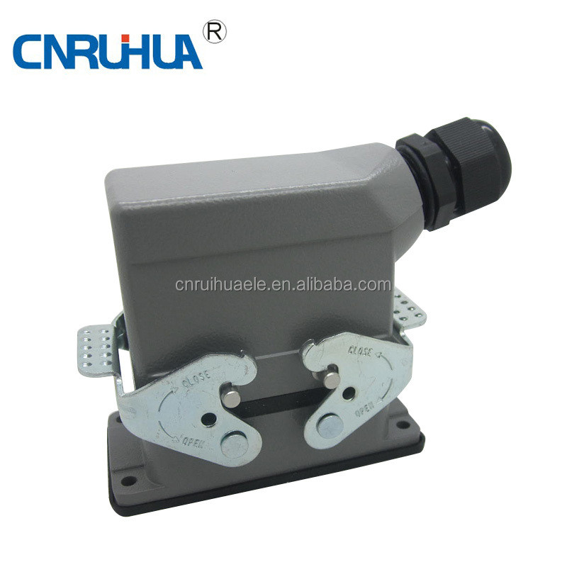 Buy 500v 16a Aluminum Heavy Duty Male And Female 10 Pin Wire Connector ...