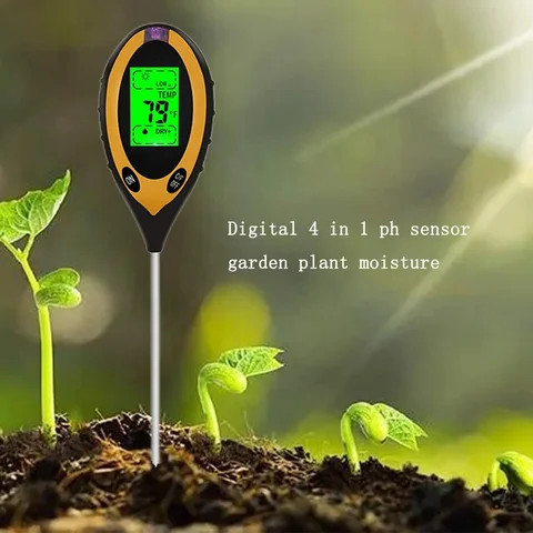Buy Agricultural Garden House Plants Soil Ph Meter Probe Portable 4 In ...