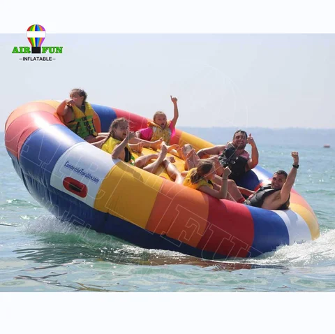Buy Airfun Crazy Inflatable Water Ufo Towable Inflatable Disco Boat ...