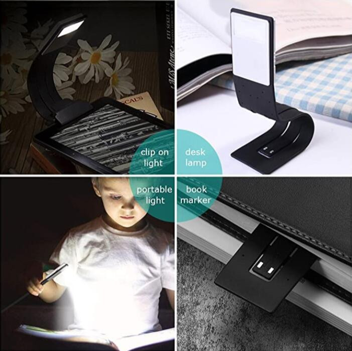 Buy Book Reading Light Clip-on Light 4 Level Brightness Led Reading ...