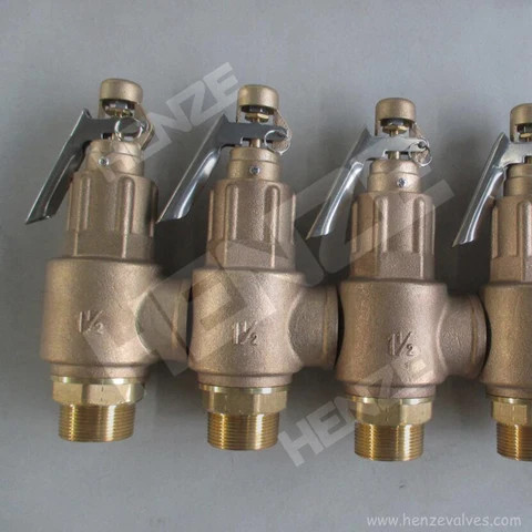 Buy Bronze Threaded Bsp Or Npt Safety Relief Valve Threaded from Henze ...
