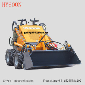 Buy China 23hp Hysoon Hy380 Mini Skid Steer Loader With Accessories ...