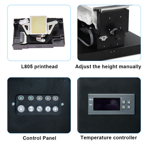 Buy Colorsun A4 Digital Direct To Garment Flatbed Printer 3d T Shirt ...