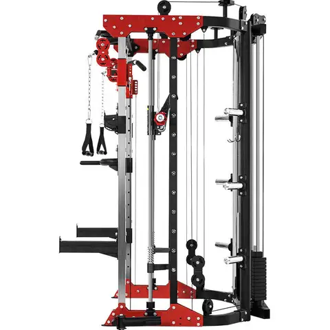 Buy Combo Functional Trainer Half Rack Commercial Cable Crossover Power ...