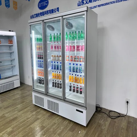 Buy Convenience Store Glass Door Vertical Fridge Supermarket Drink ...