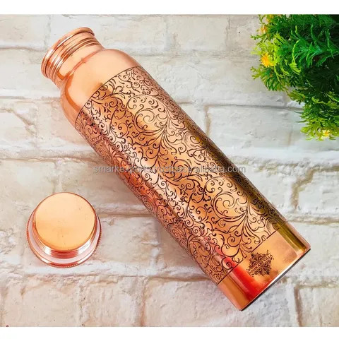 Buy "coppercraft Purelife: Authentic 100% Pure Copper Water Bottle ...