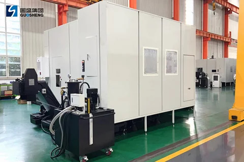 Buy Dhm63 4 Axis Horizontal Cnc Milling Machine Optional Fanuc 31i Machining Center Hmc from ...
