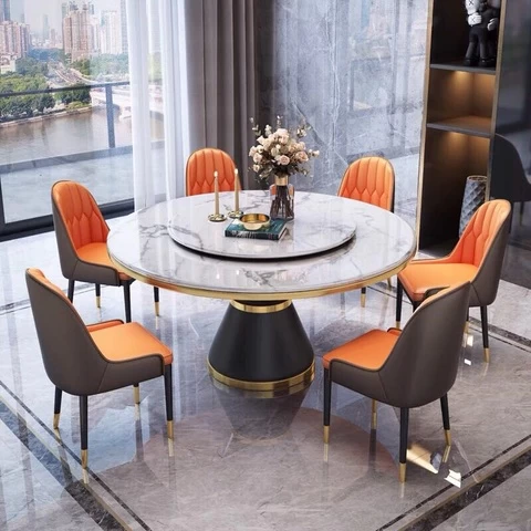 Buy Dining Set Dining Chair High Quality Marble Restaurant Dining Table ...