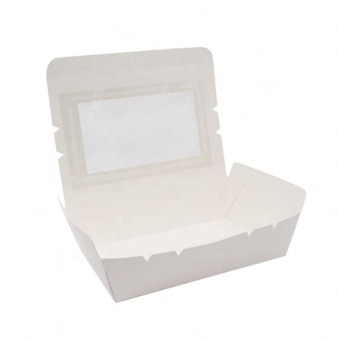Buy Disposable Take Out Salad Box Food Packaging Cardboard Boxes With ...
