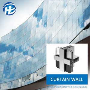 Buy Exterior Architecture Reflection Glass Wall Panels Aluminum Profile ...