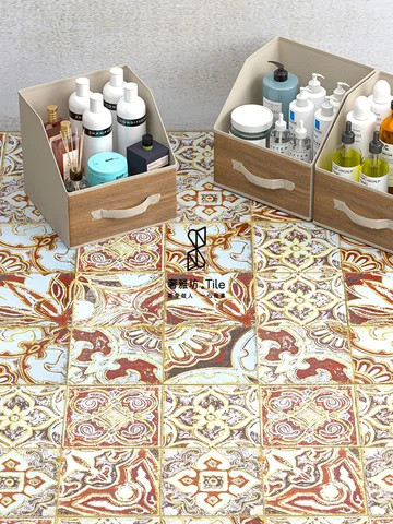 Buy Floor Tiles Chinese Price 200x200 Ceramic Gild Style Luxury Flower ...