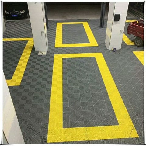 Buy Garage Tile Flooring Rubber Garage Floor Tile from Lucky Monkey ...