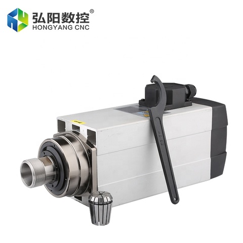 Buy Hqd 6kw 220v 380v Cnc Router Spindle Motor Air Cooling Spindle ...