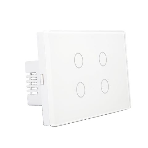 Buy Larkkey Wifi Tuya Remote Control Switch Us Standard 4 Gang Smart ...