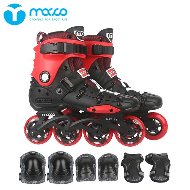 Buy Macco Adult Adjustable Inline Roller Skates Roller Skating Lace ...