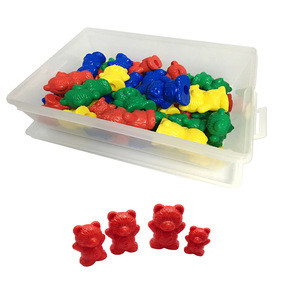 Buy Math Manipulative Toy/plastic Bear Counters/rainbow Counting Bears ...